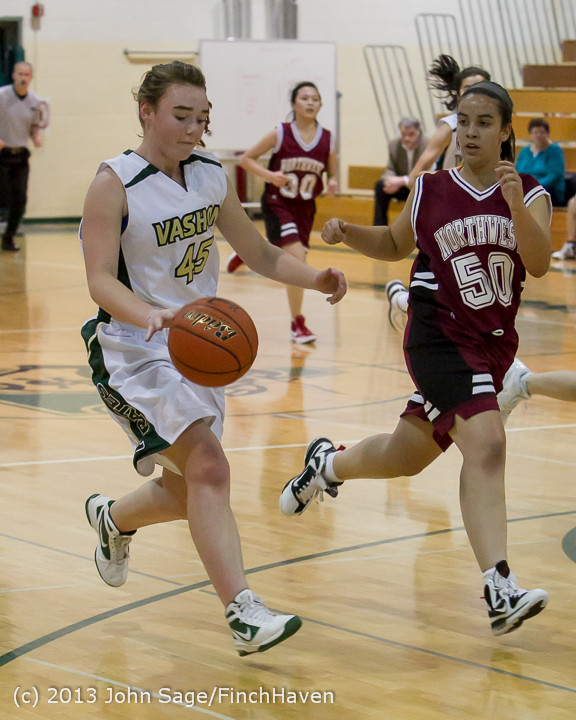 VHS Girls JV Basketball v Northwest School 11/28/2012 Set one