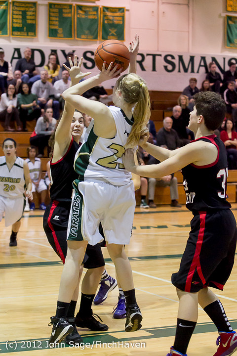 VHS Girls Varsity Basketball v Seattle Academy 11/30/2012 Set three